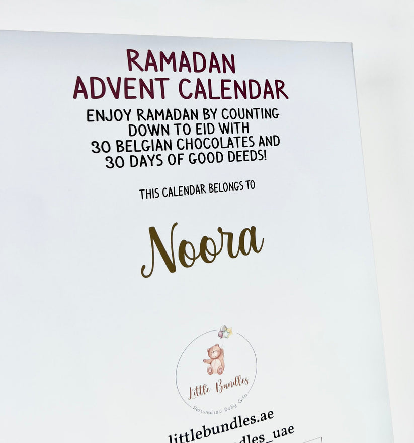 Ramadan Advent Calendar & Good Deeds Calendar combined - countdown to ...